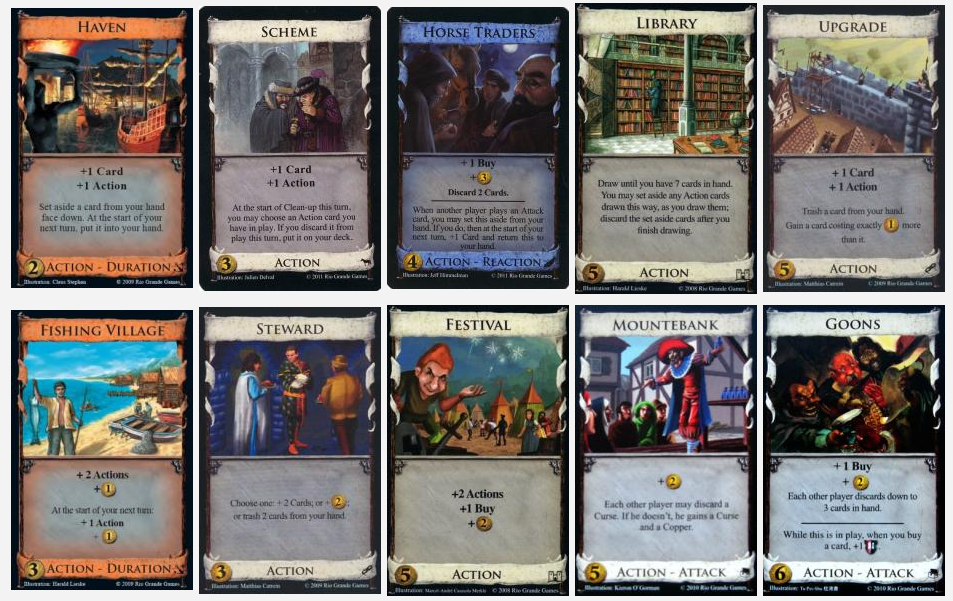 Finalists for the 2012 DominionStrategy.com Kingdom Design Challenge ...