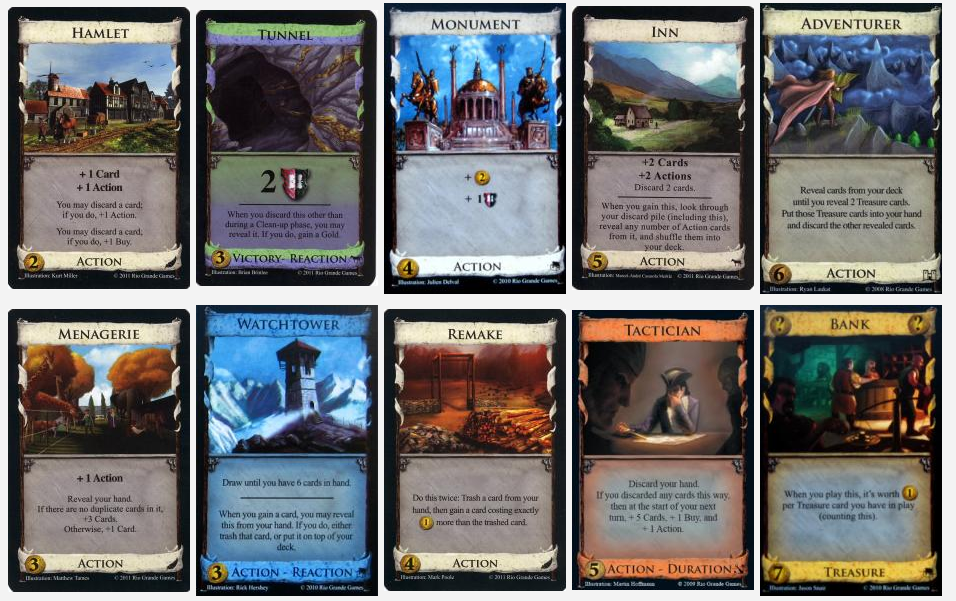 Finalists for the 2012 DominionStrategy.com Kingdom Design Challenge ...