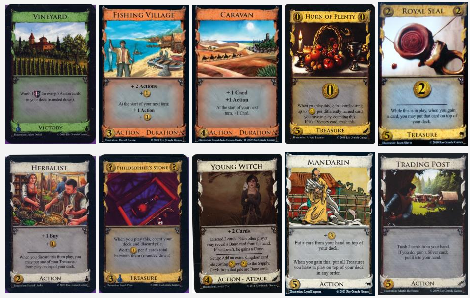 Finalists for the 2012 DominionStrategy.com Kingdom Design Challenge ...