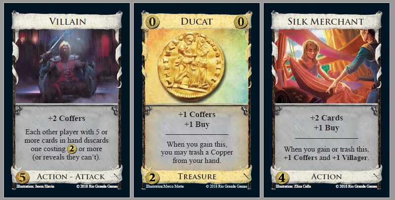 Renaissance Previews #3: Villain, Ducat, Silk Merchant | Dominion Strategy